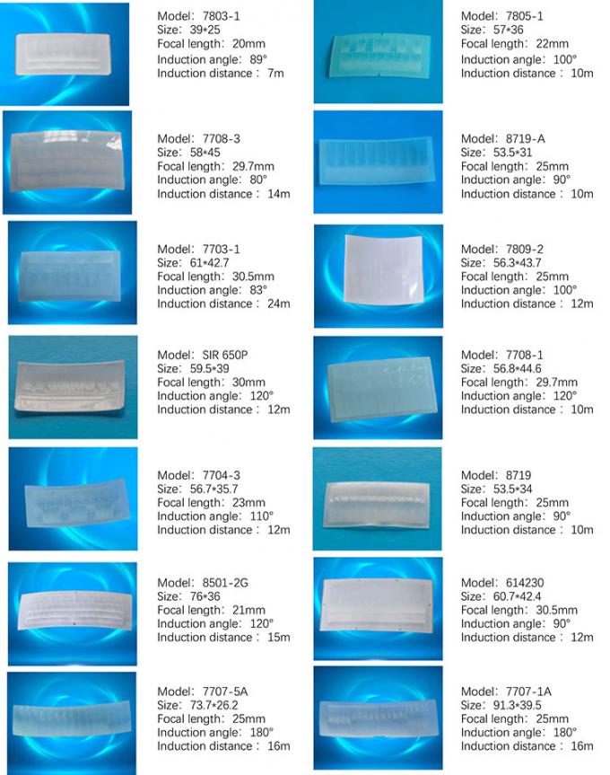 HDPE Material Pir Sensor Fresnel Lens 7703 1 Infrared Fresnel Lens For HDPE Material Pir Sensor Fresnel Lens 7703 1 Infrared Fresnel Lens For