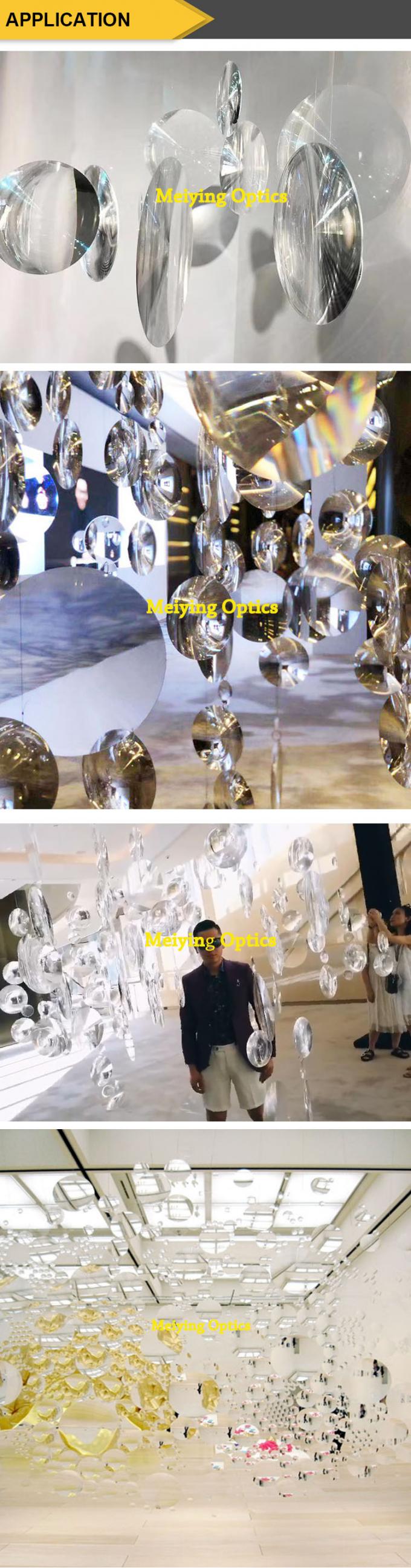 PMMA material round shape diameter 100mm spot fresnel lens ,acrylic ...