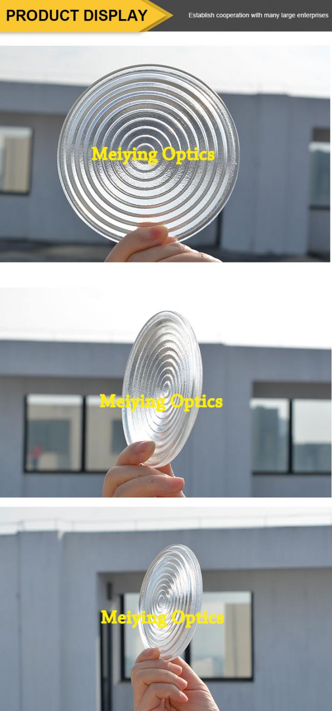 Dia 112mm Tempered Fresnel Lens,Glass Borosilicate Fresnel Lens For LED ...