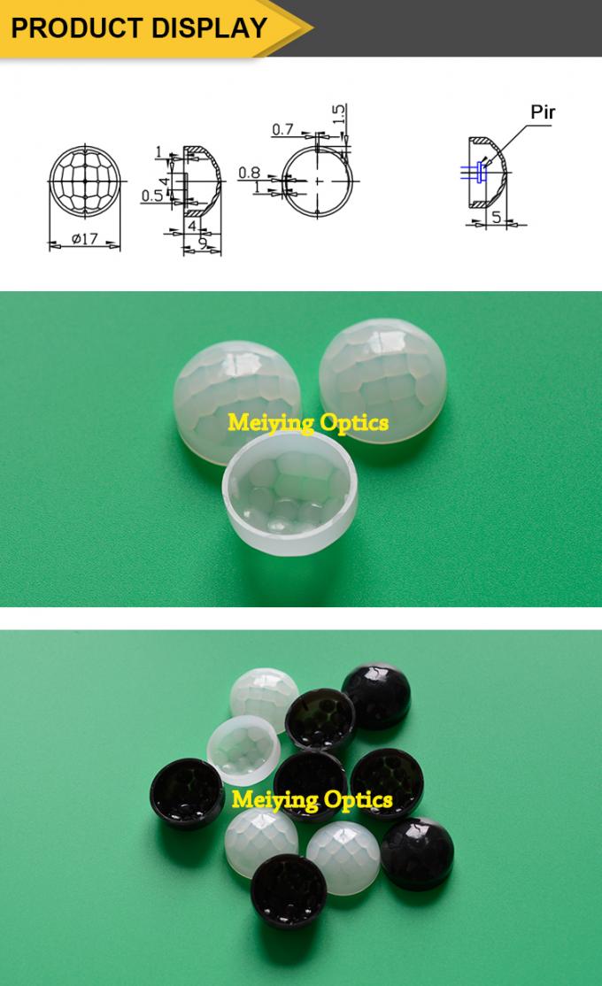 HDPE Material White And Black Pir Fresnel Lens,Dome Fresnel Lens ...
