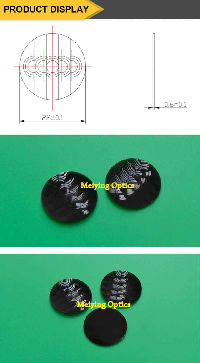 HDPE Material Black Color Round Shape Pir Fresnel Lens,Lentille De ...