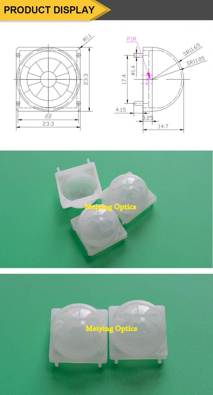 HDPE Material PIR Lens/Infrared Lens/PIR Fresnel Lens 8002-2W