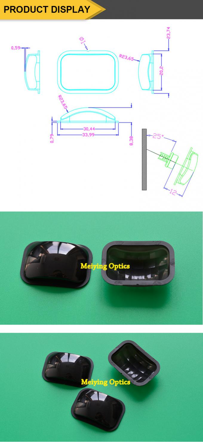 HDPE Material Black Colour Pir Sensor Fresnel Lens,Infrared Fresnel ...
