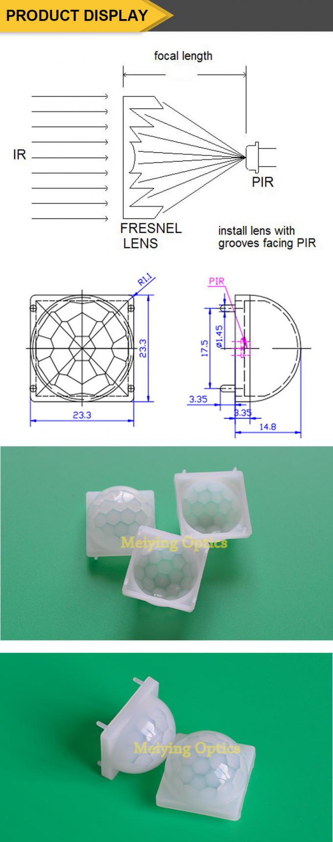 PIR Infrared Fresnel Lens,PIR Fresnel Lens,Human Motion Optical PIR ...