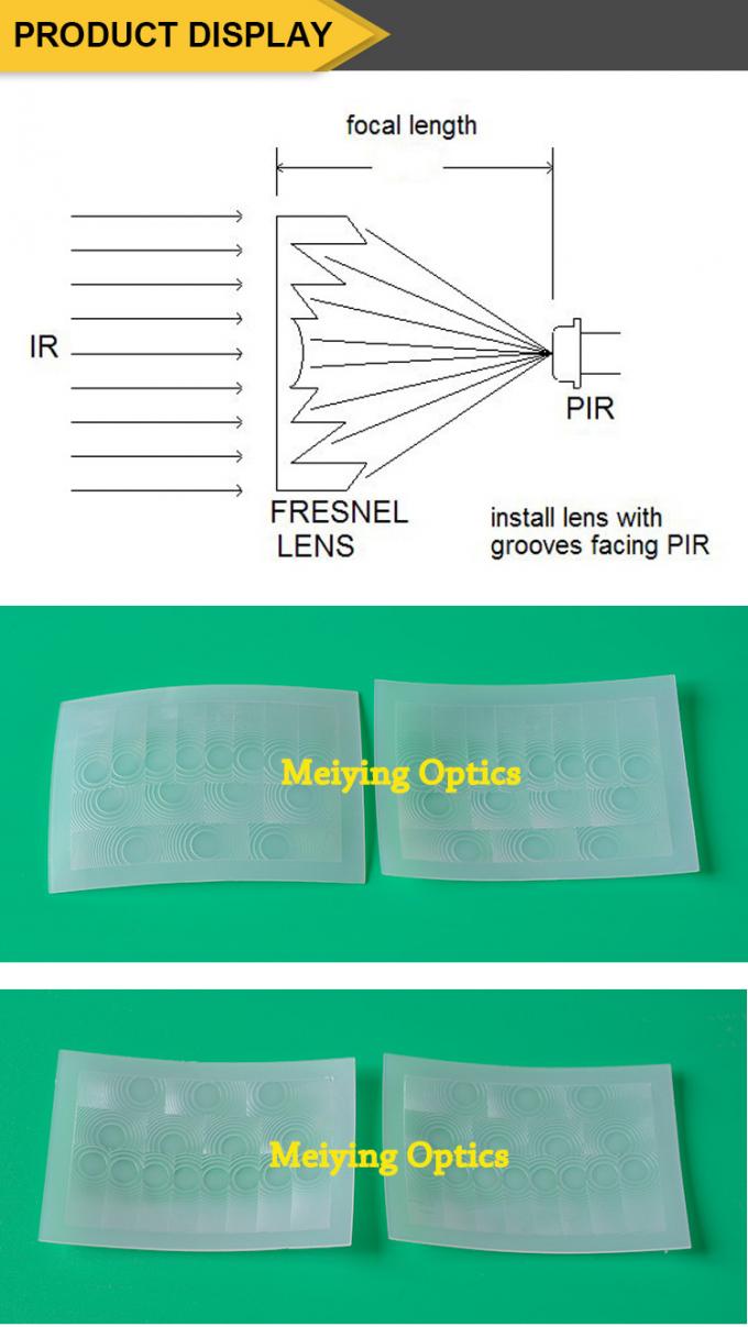HDPE Material Pir Fresnel Lens 7703-1,Infrared Fresnel Lens,Hdpe ...