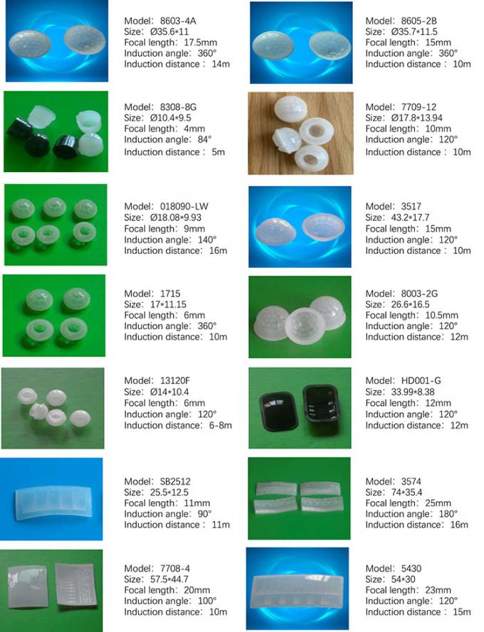 HDPE Material Pir Fresnel Lens,Dome Fresnel Lens,Injection Mold Pir ...