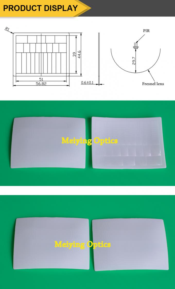 HDPE Material Sheet Pir Fresnel Lens,Plastic Lens,Infrared Pir Sensor ...