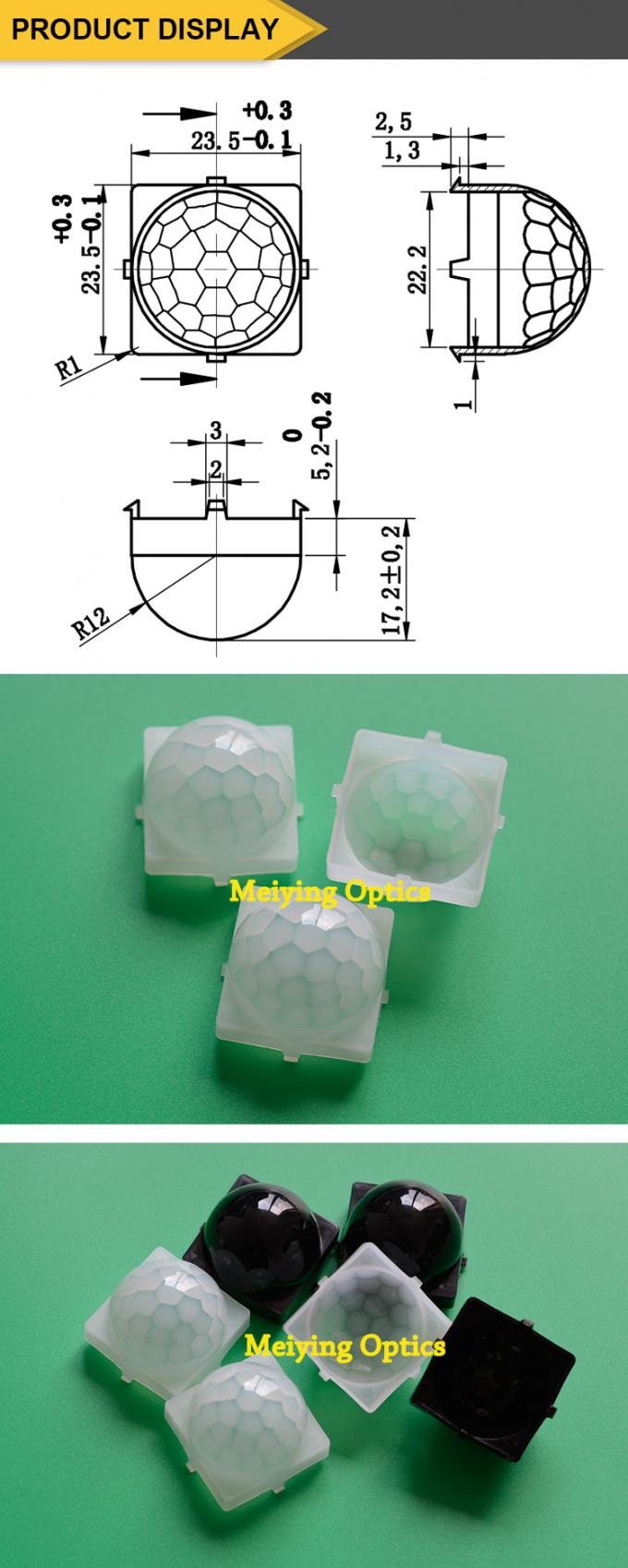 Black Or White HDPE Material Rectangle Shape Pir Sensor Fresnel Lens ...