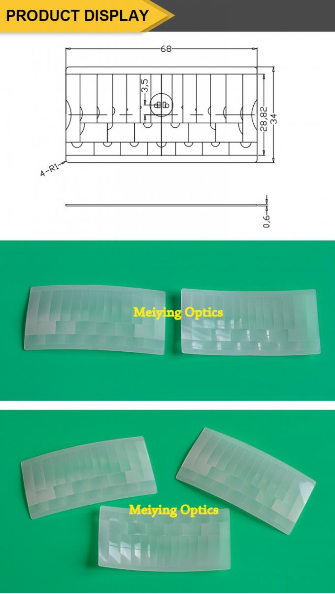 HDPE Material Pir Sensor Fresnel Lens 3468,Infrared Fresnel Lens For ...