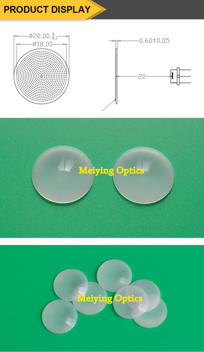 HDPE Material Round Fresnel Lens,Pir Sensor Fresnel Lens Model 20200 ...