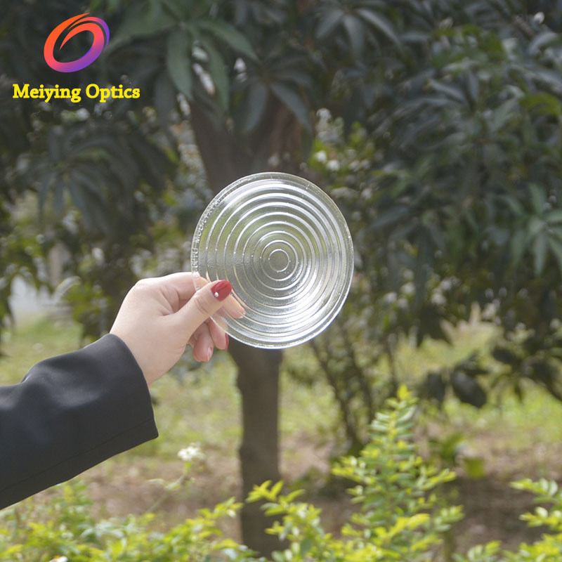 130mm tempered fresnel lens,glass borosilicate fresnel lens for LED ...