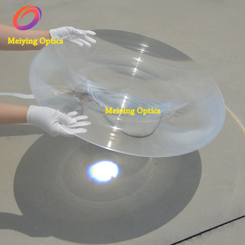 Dia 600mm round shape PMMA fresnel lens,spot fresnel lens for solar ...