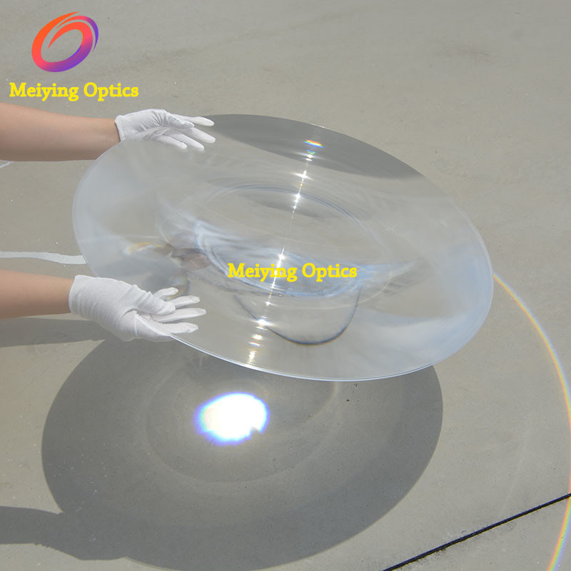 Dia 600mm FL600mm round shape PMMA material large fresnel lens,spot ...