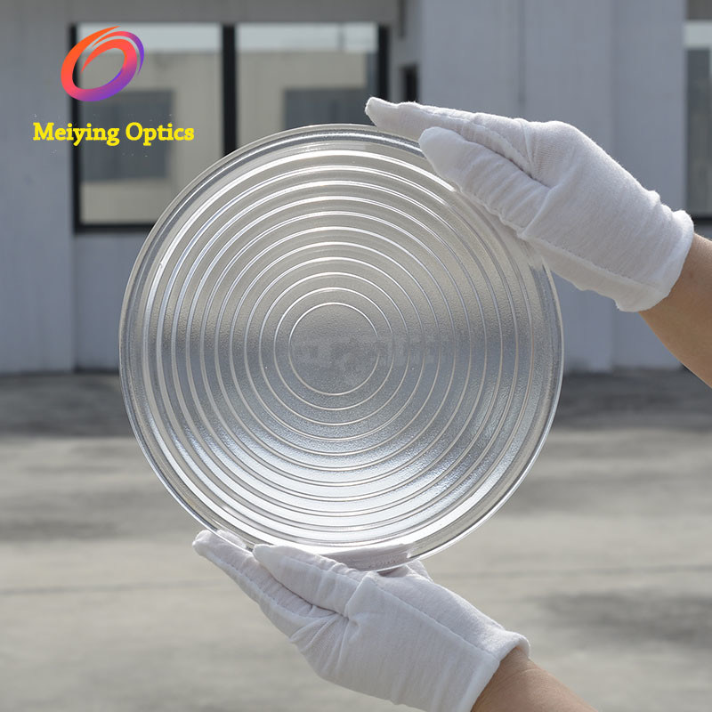 Diameter 200mm tempered borosilicate glass fresnel lens for Nanguang ...
